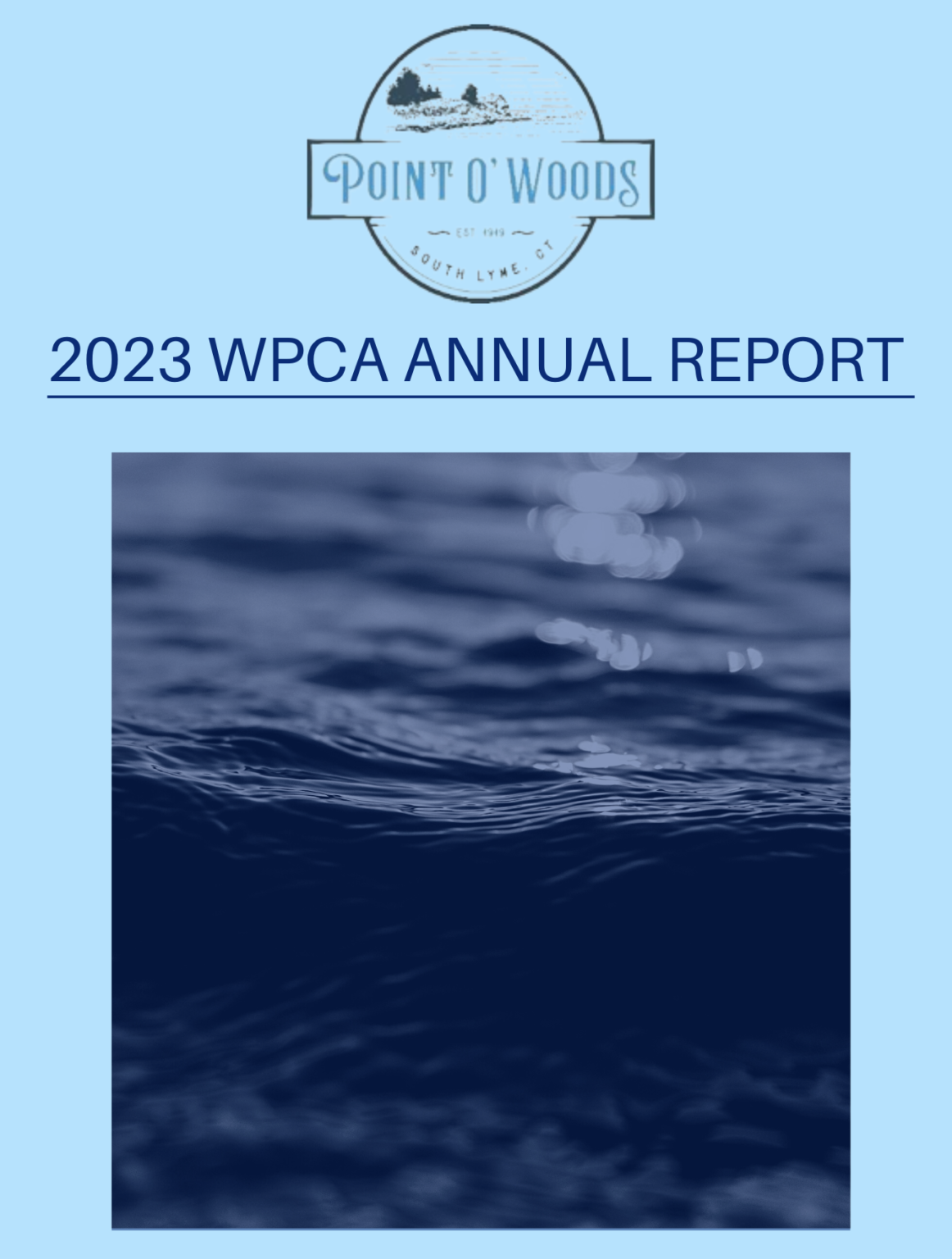 2023 WPCA Annual Report – Water Pollution Control Authority (WPCA)